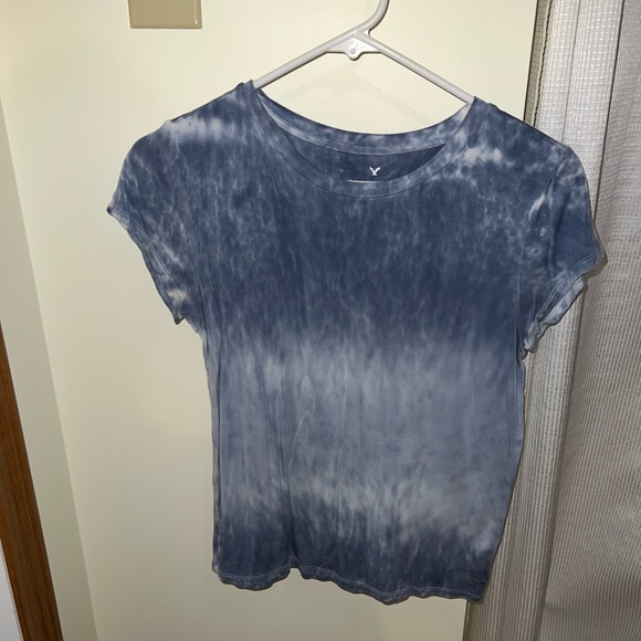 American Eagle Outfitters | Tops | Soft And Sexy American Eagle Blue And White Tie Dye Stretchy ...